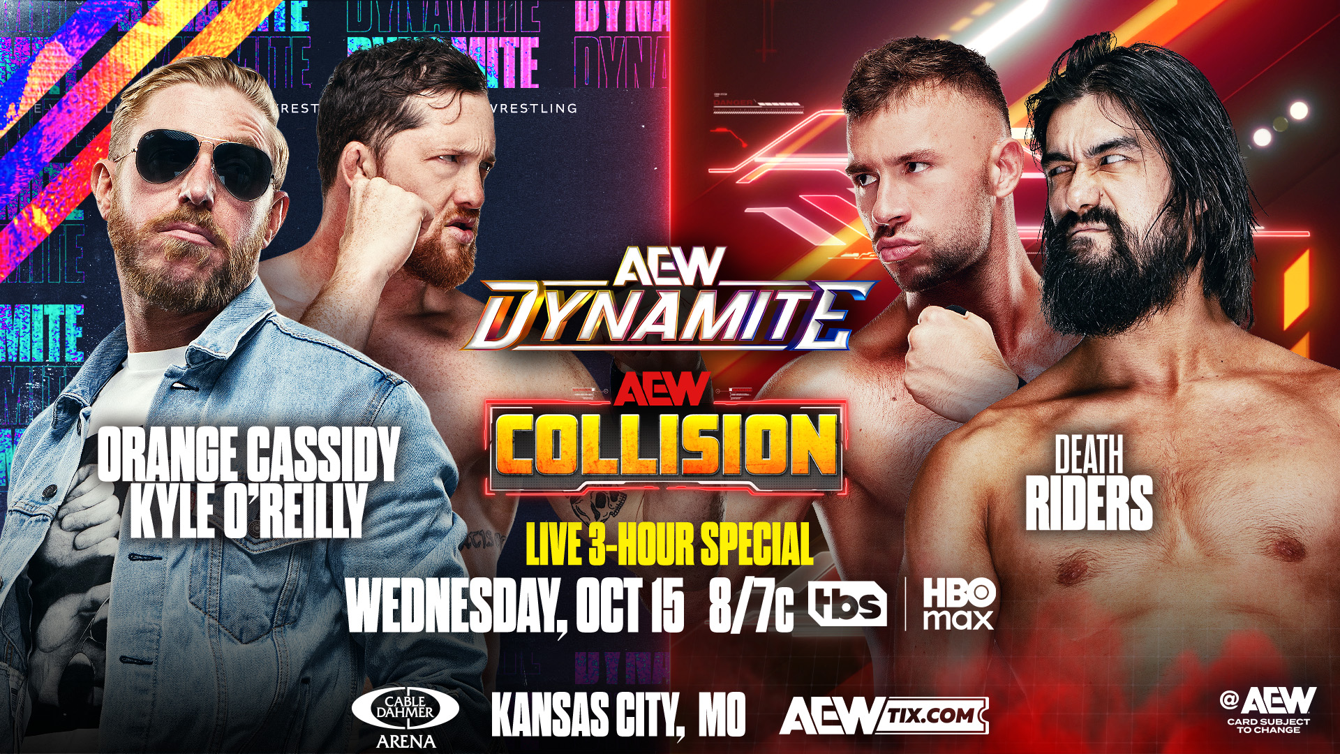 AEW Dynamite & Collision Preview October 15 - Features of Wrestling